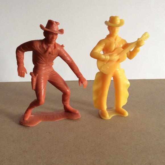 Marx | Toys | Set Of 4 Vintage Louis Marx Cowboy Figures 964 | Poshmark